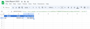 Google Sheets Reference Cell In Another Sheet