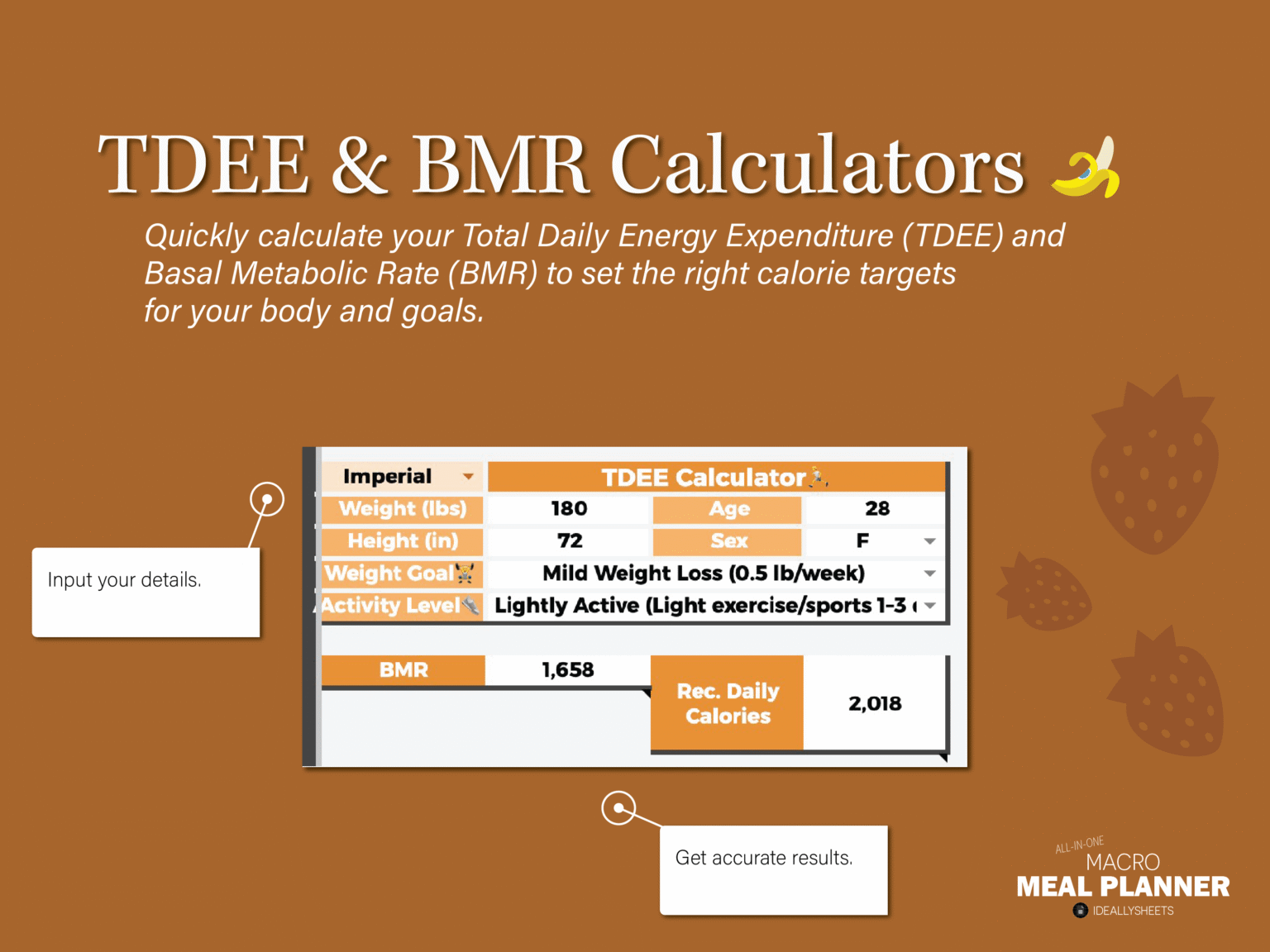Best Weekly Macro Meal Planner Template (Protein, Fats, Carbs)